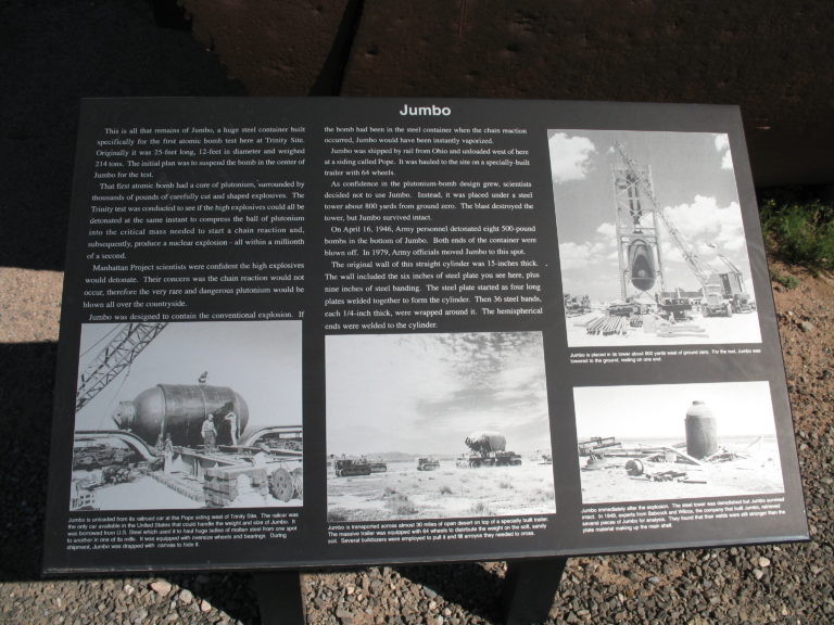 A visit to Trinity Site (where the first atomic bomb exploded ...